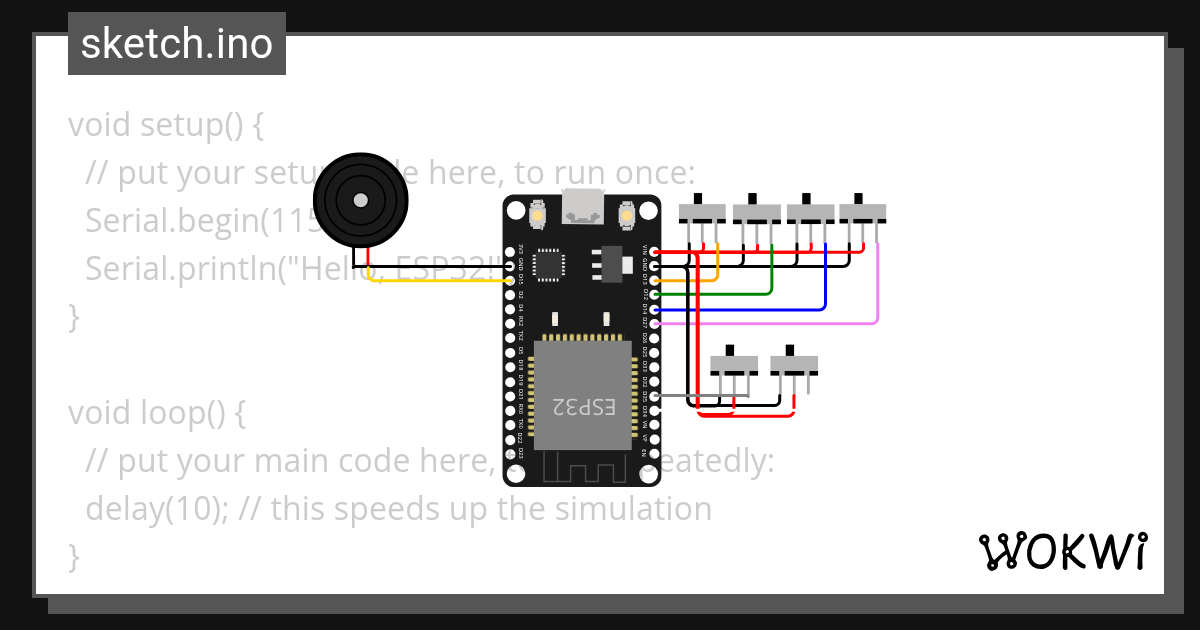 beeps - Wokwi ESP32, STM32, Arduino Simulator