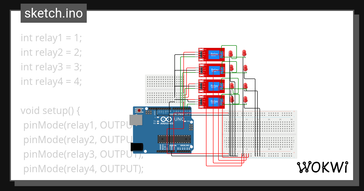 RELAY VESAK - Wokwi ESP32, STM32, Arduino Simulator