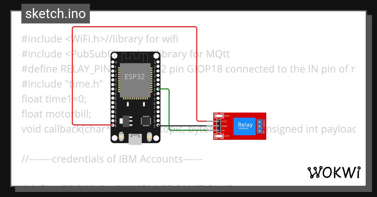 water bill - Wokwi ESP32, STM32, Arduino Simulator