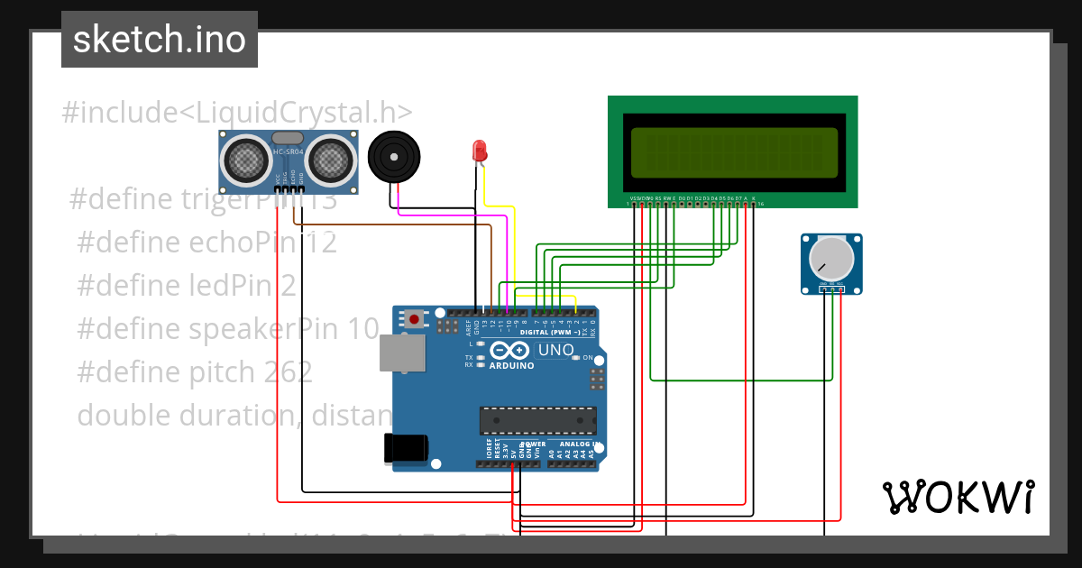 Lab2ultrasonicanti Theft Alarm Wokwi Esp32 Stm32 Arduino Simulator