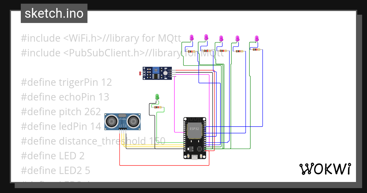 New project - Wokwi ESP32, STM32, Arduino Simulator