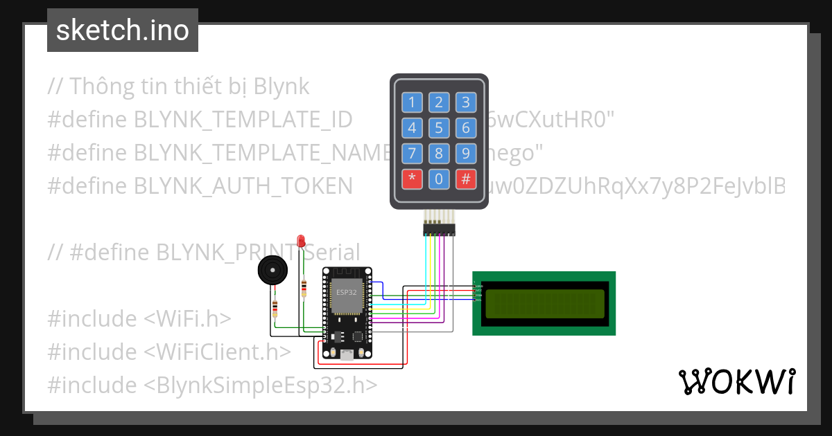 Bom hẹn giờ ESP32 - YSZ - Wokwi ESP32, STM32, Arduino Simulator