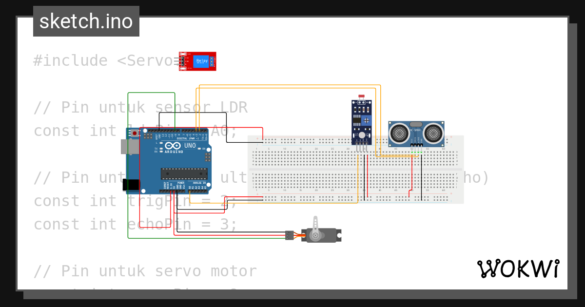 Garasi Otomatis Wokwi Esp32 Stm32 Arduino Simulator