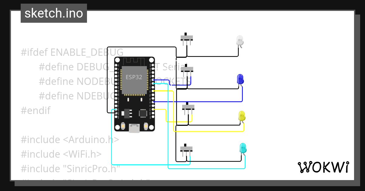 google asisten - Wokwi ESP32, STM32, Arduino Simulator