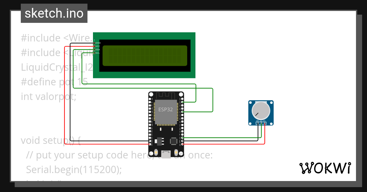 2 voltimetro - Wokwi ESP32, STM32, Arduino Simulator