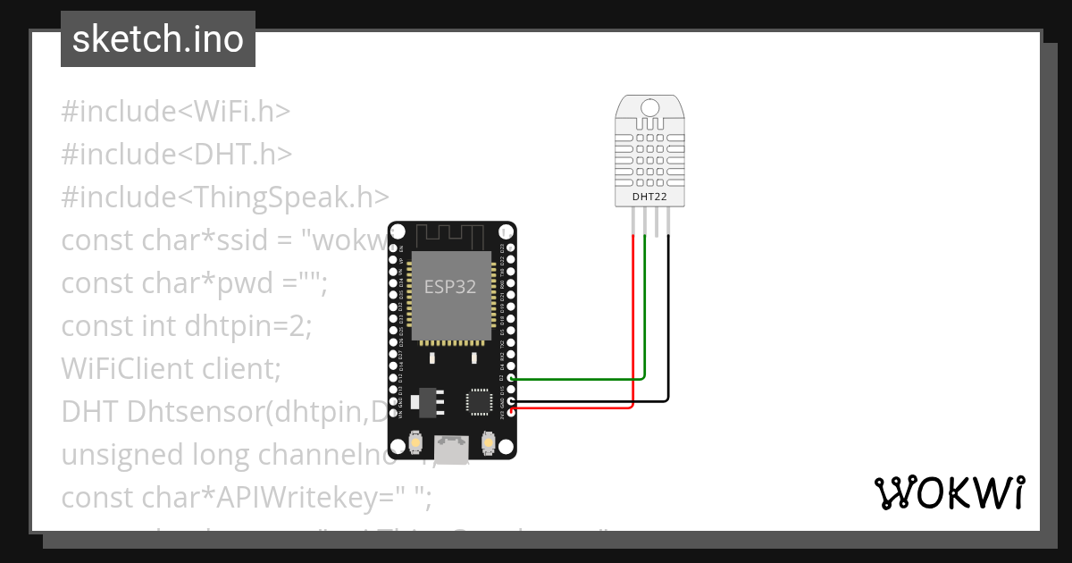 Thingspeak Wokwi Esp32 Stm32 Arduino Simulator