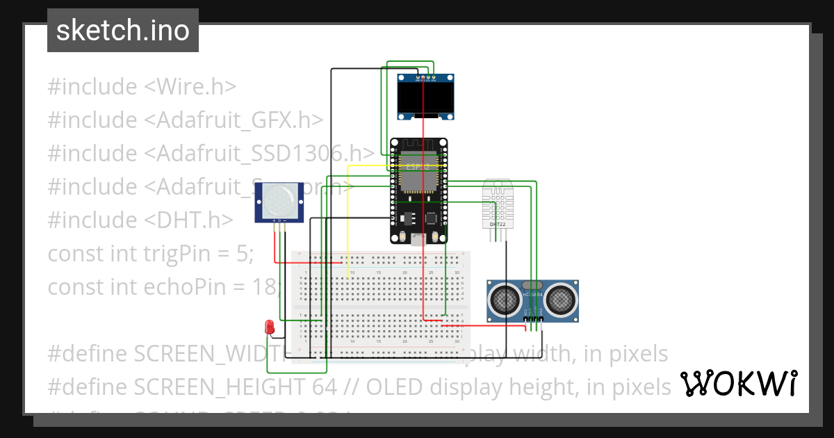 project oled - Wokwi ESP32, STM32, Arduino Simulator