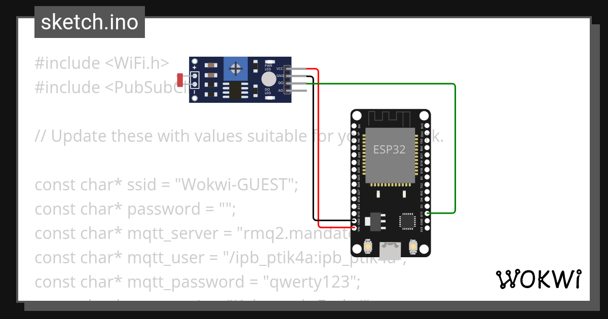 Test Broker - Wokwi ESP32, STM32, Arduino Simulator