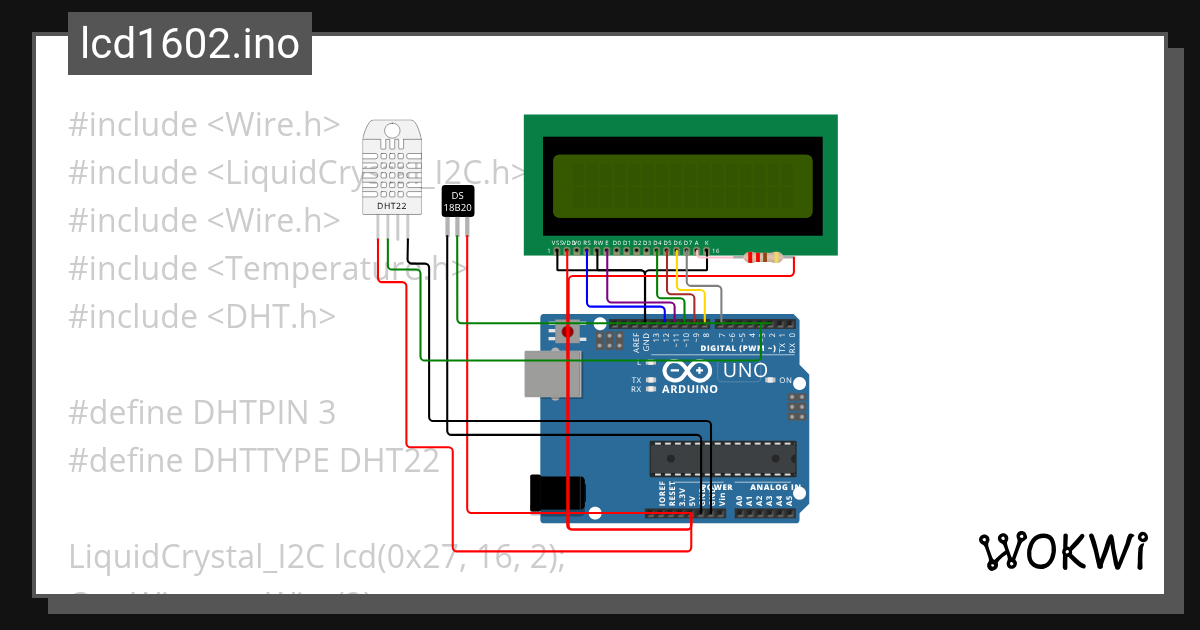 lcd1602.ino Copy - Wokwi ESP32, STM32, Arduino Simulator