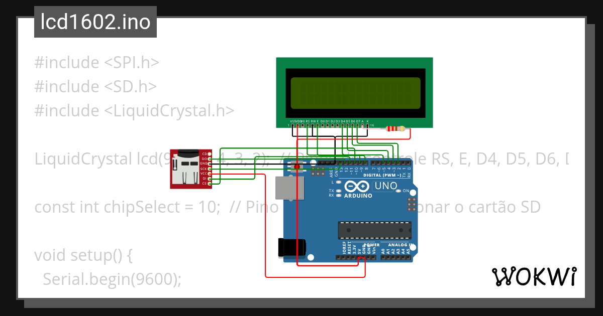lcd1602.ino Copy - Wokwi ESP32, STM32, Arduino Simulator