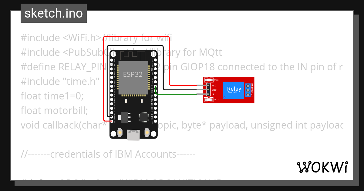 water billing system - Wokwi ESP32, STM32, Arduino Simulator