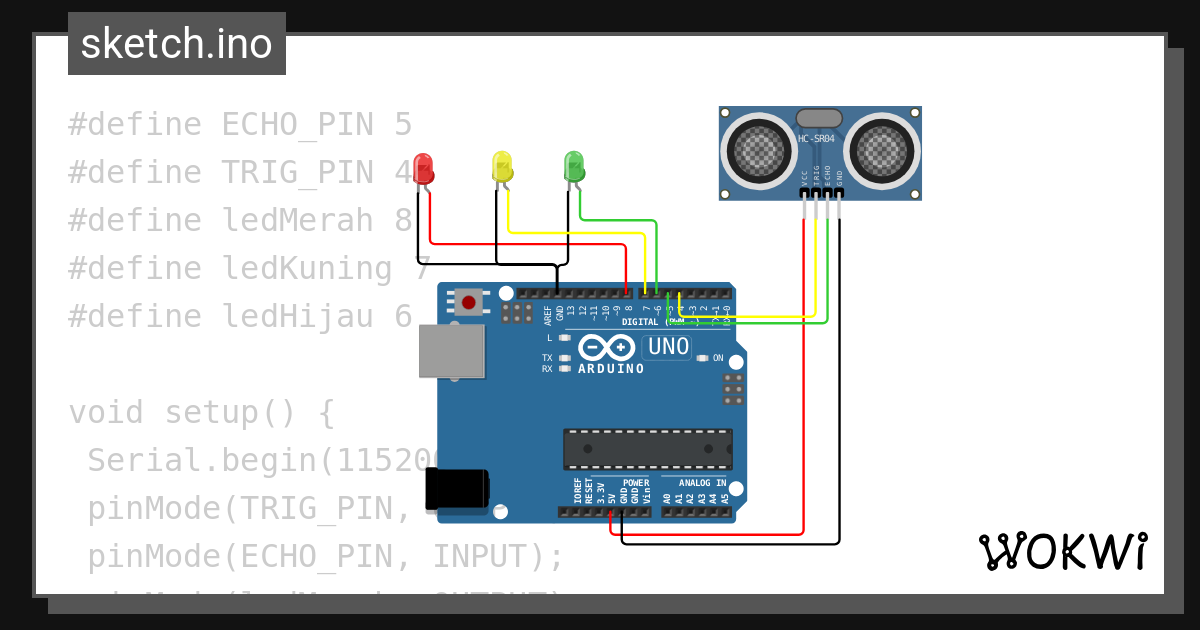 Simulasi Deteksi Banjirmodul13 Wokwi Esp32 Stm32 Arduino Simulator 8870