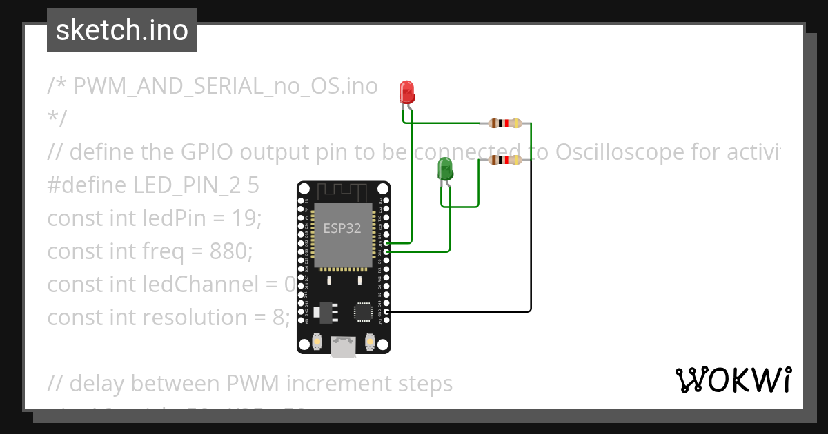 Wokwi - Online ESP32, STM32, Arduino Simulator