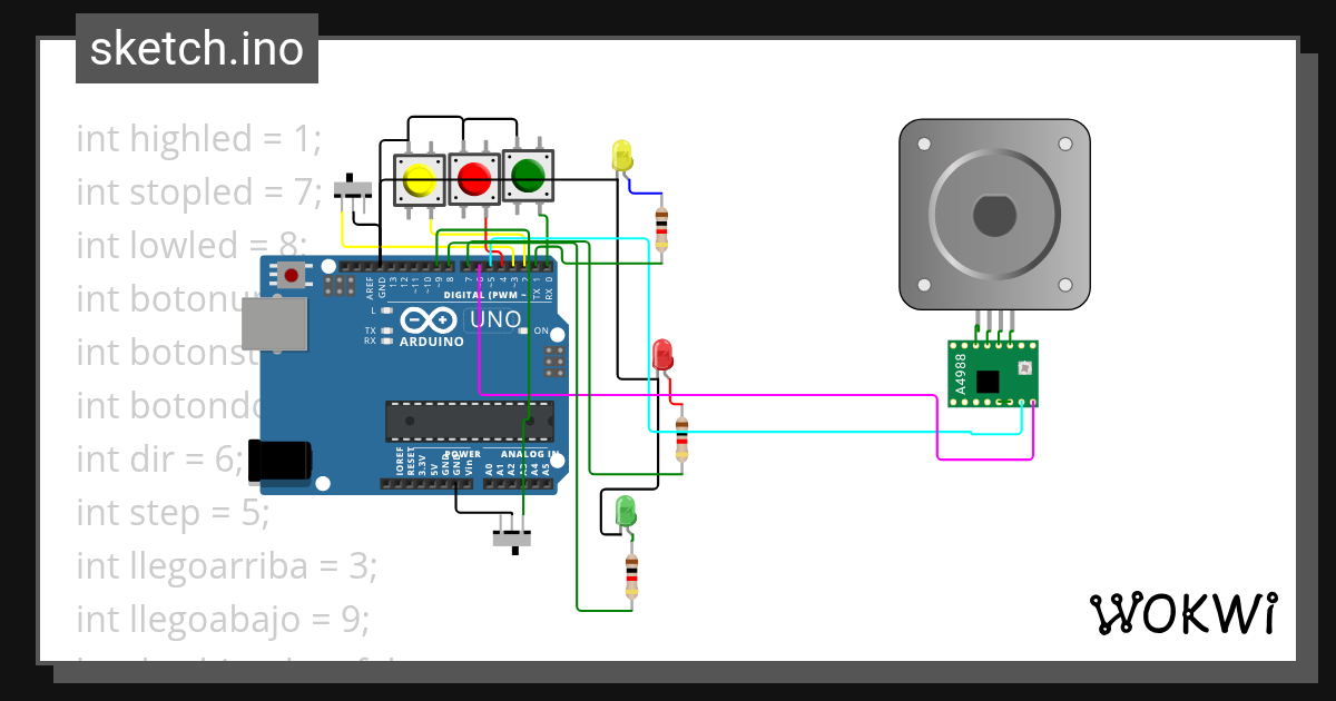 PASÉ O NO - Wokwi ESP32, STM32, Arduino Simulator