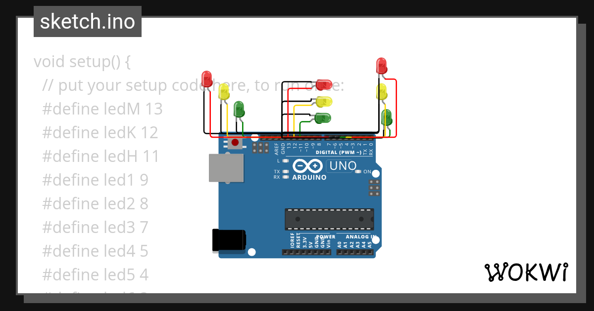 Arduino Uno Copy - Wokwi ESP32, STM32, Arduino Simulator