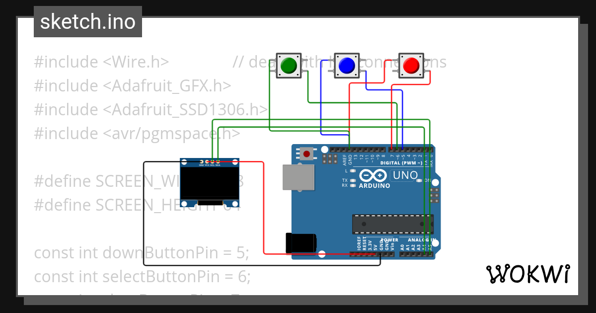 Menu Trying the > - Wokwi ESP32, STM32, Arduino Simulator