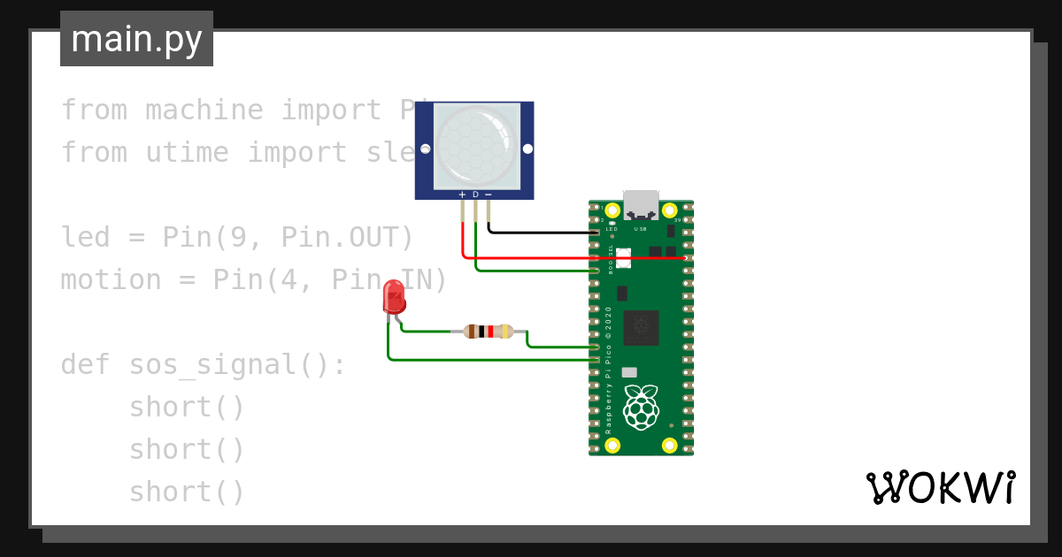 11 Bewegungssensor Wokwi Esp32 Stm32 Arduino Simulator 4387