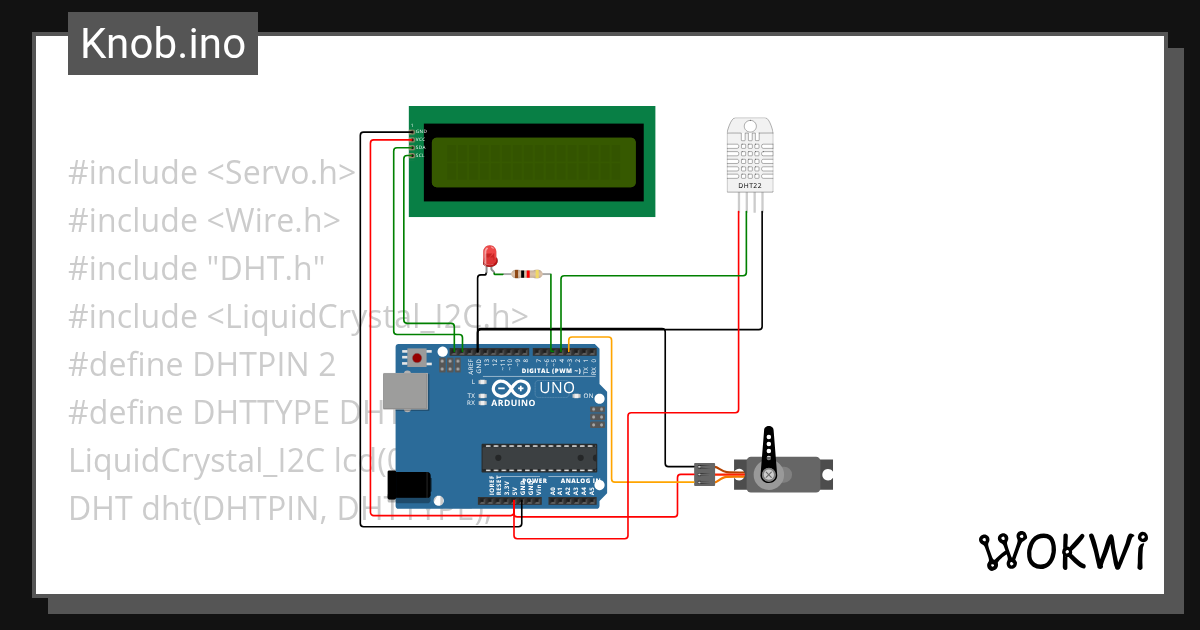 servo_led - Wokwi ESP32, STM32, Arduino Simulator