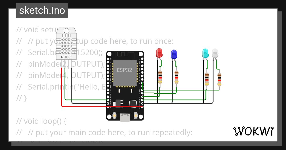 work1 - Wokwi ESP32, STM32, Arduino Simulator