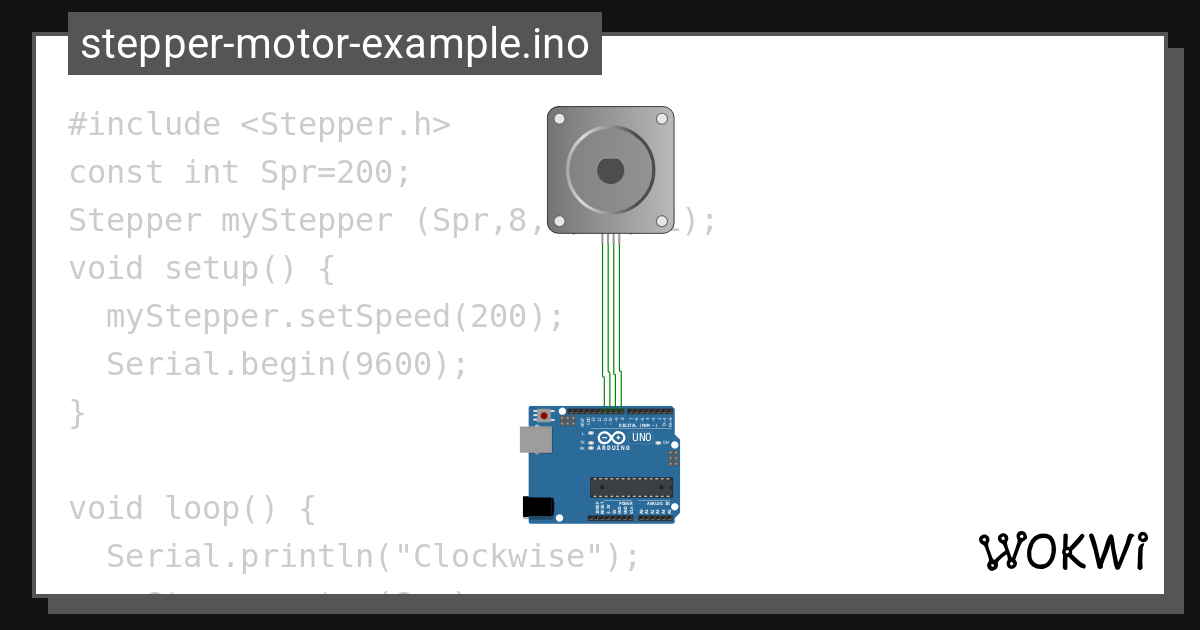 Stepper Motor O Copy Copy Copy Copy Copy Wokwi Esp32 Stm32 Arduino Simulator