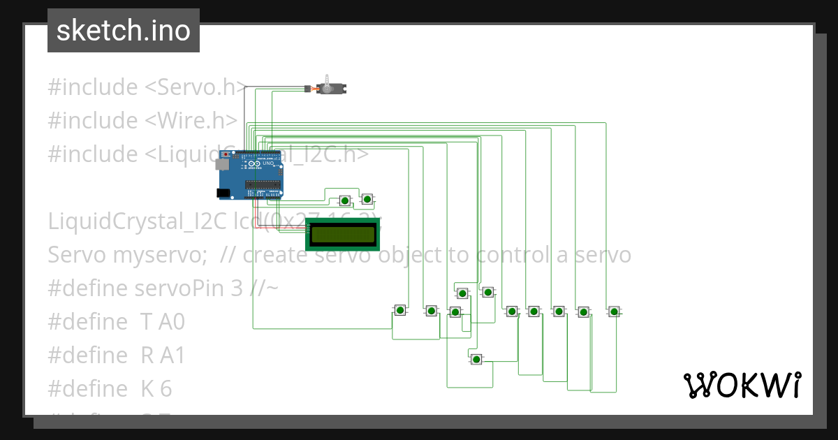 lcd menu step m lcd - Wokwi ESP32, STM32, Arduino Simulator