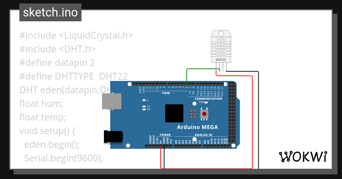 dht - Wokwi ESP32, STM32, Arduino Simulator