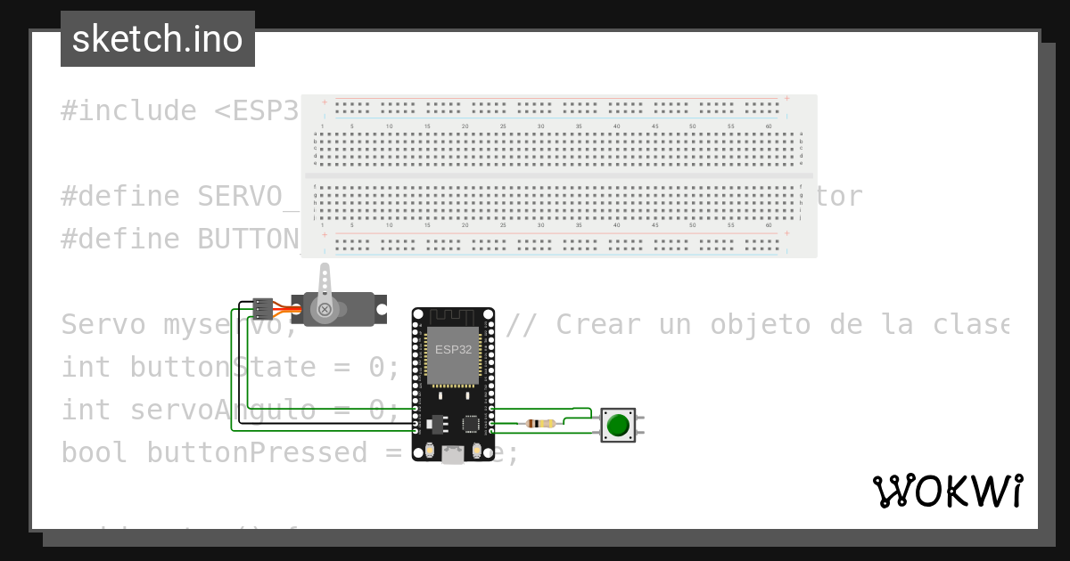 Servoesp32 Wokwi Esp32 Stm32 Arduino Simulator 