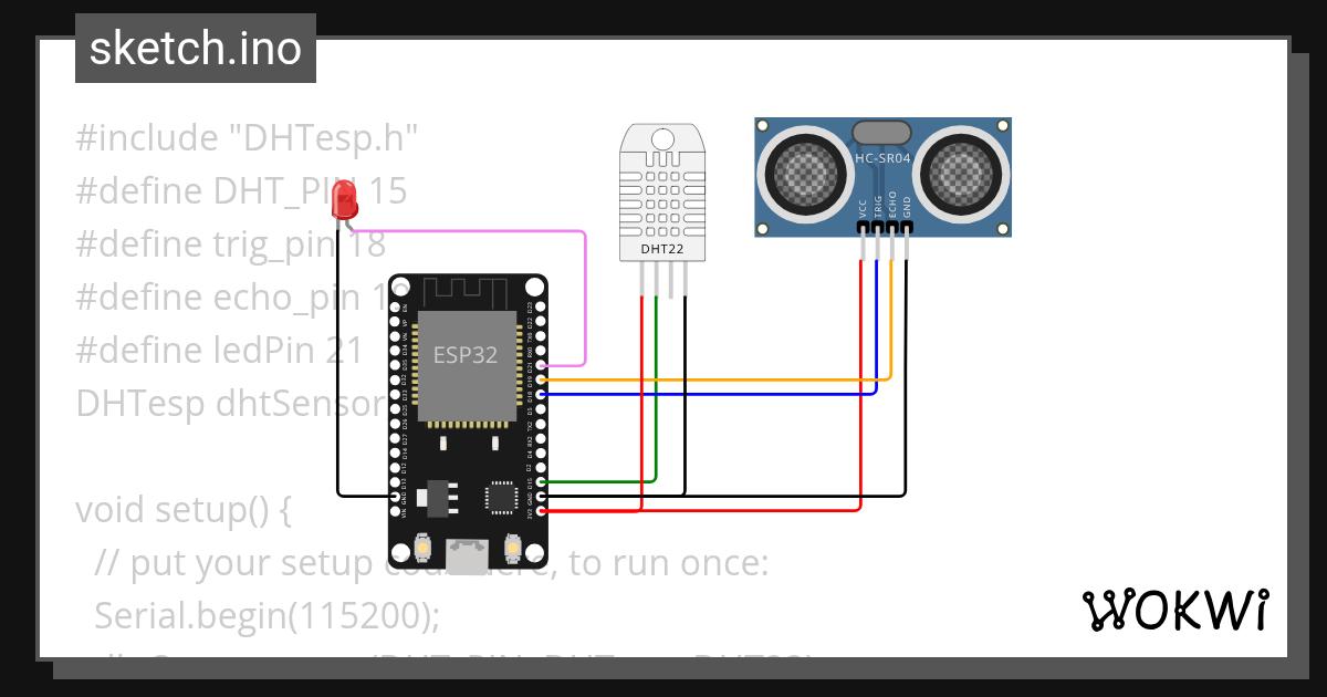 Dhtesp Wokwi Esp32 Stm32 Arduino Simulator