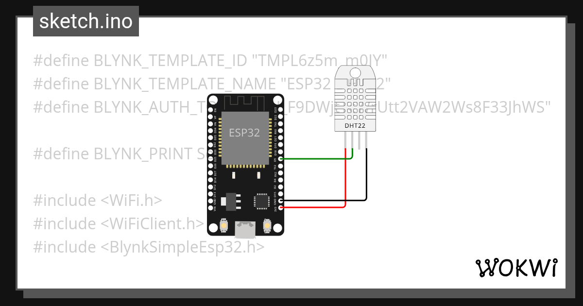 Suhu dan Kelembaban - Muh Adhi D - Wokwi ESP32, STM32, Arduino Simulator