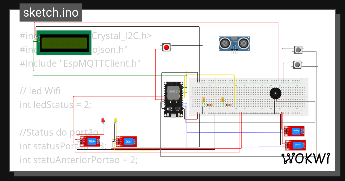 Portãoprincipal Wokwi Esp32 Stm32 Arduino Simulator 9936