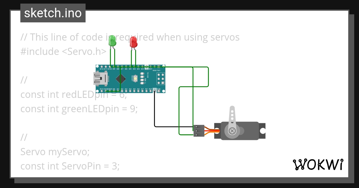 Servo Wokwi Esp32 Stm32 Arduino Simulator