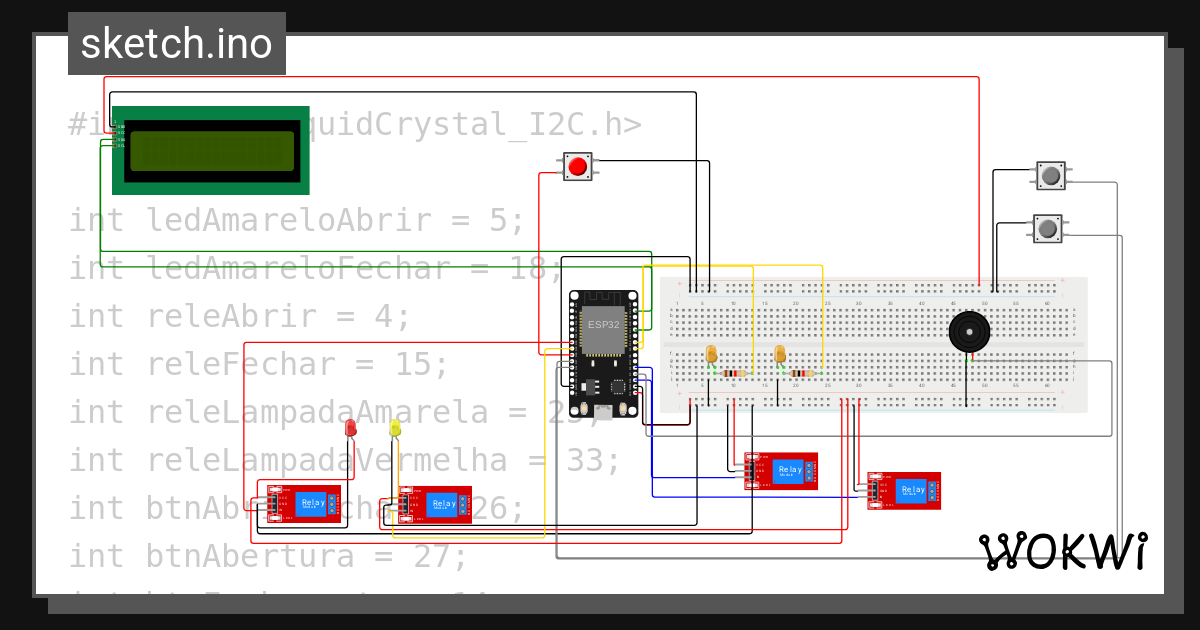 Portão Atualizado Wokwi Esp32 Stm32 Arduino Simulator
