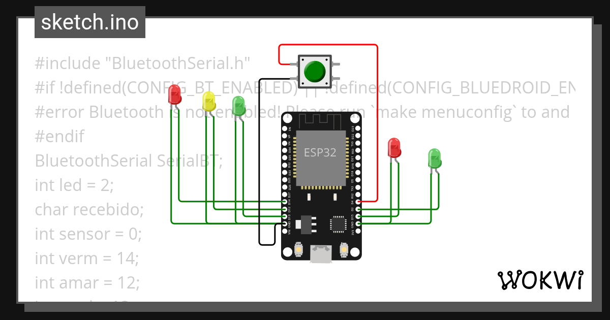 Teste Wokwi Esp32 Stm32 Arduino Simulator 6853