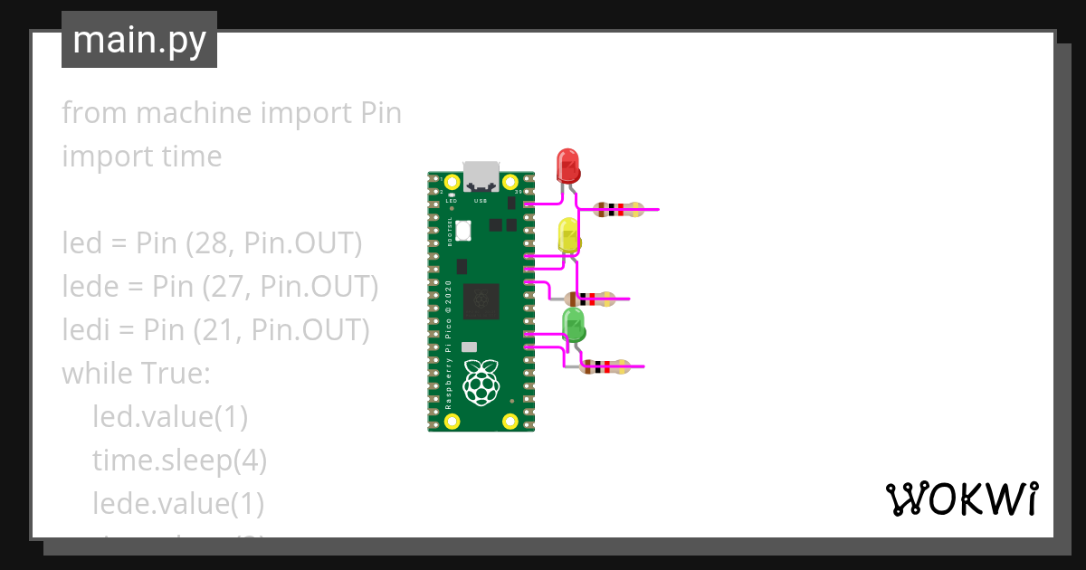 semaforo - Wokwi ESP32, STM32, Arduino Simulator semaforo - Wokwi ESP32, STM32, Arduino Simulator
