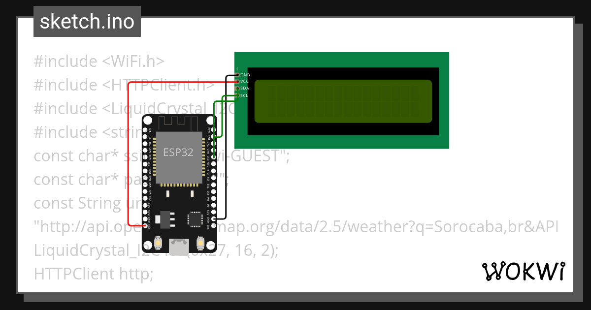 exp 7 parte 2.1 - Wokwi ESP32, STM32, Arduino Simulator