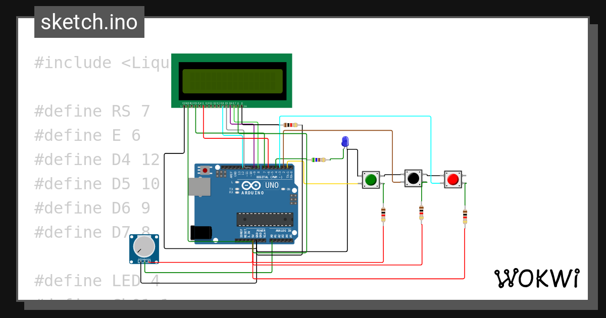 Chave De Iluminação Wokwi Esp32 Stm32 Arduino Simulator