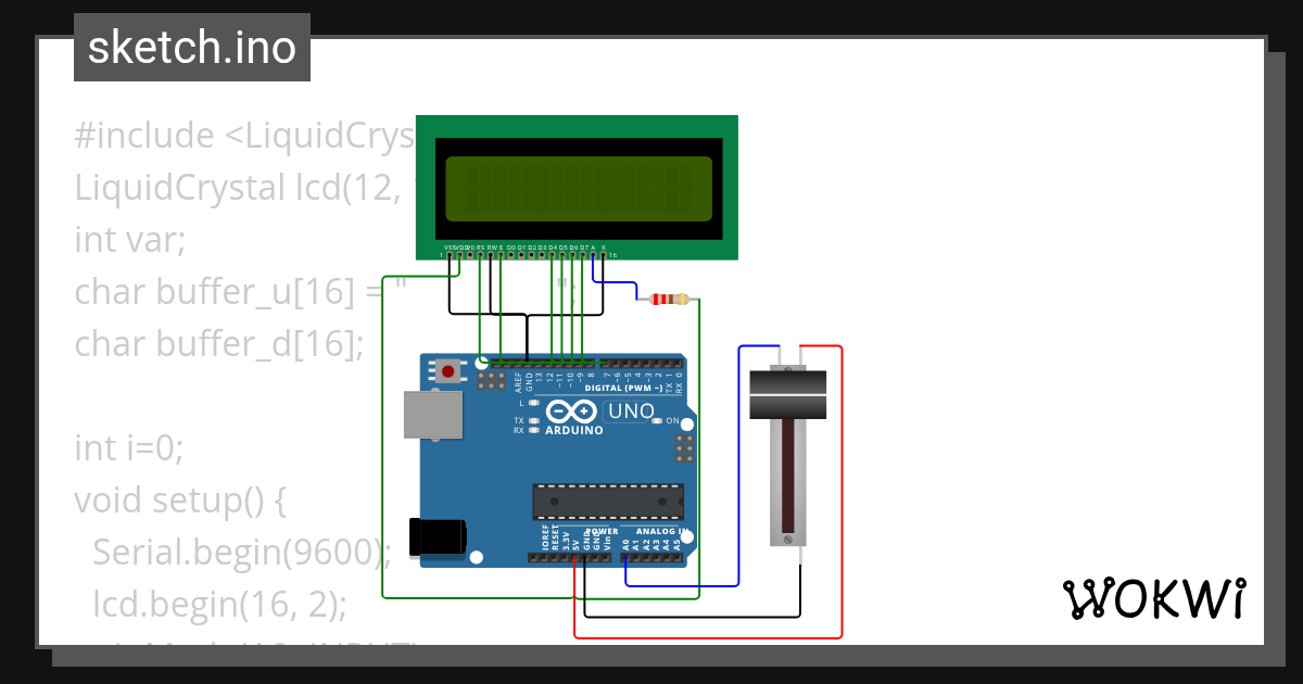 LCD_ex - Wokwi ESP32, STM32, Arduino Simulator