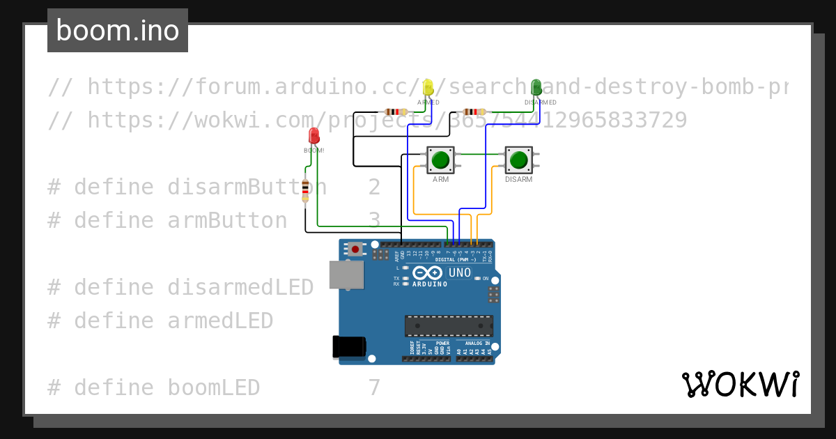 Boom Wokwi Esp32 Stm32 Arduino Simulator