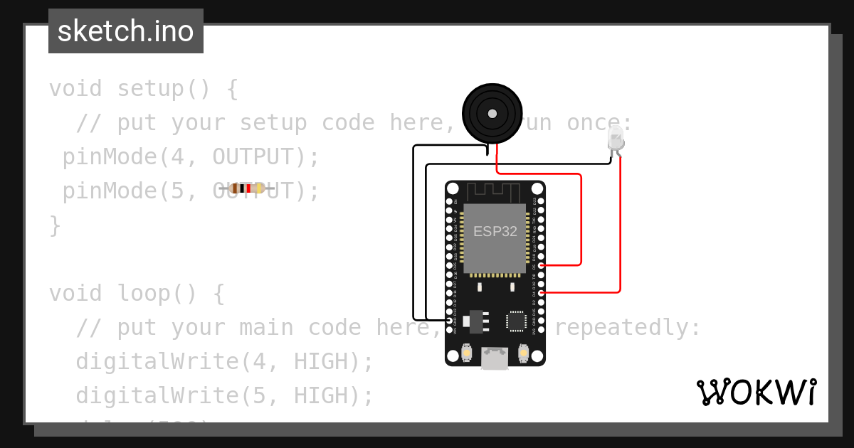 Project Led Silvia Wokwi Esp32 Stm32 Arduino Simulator
