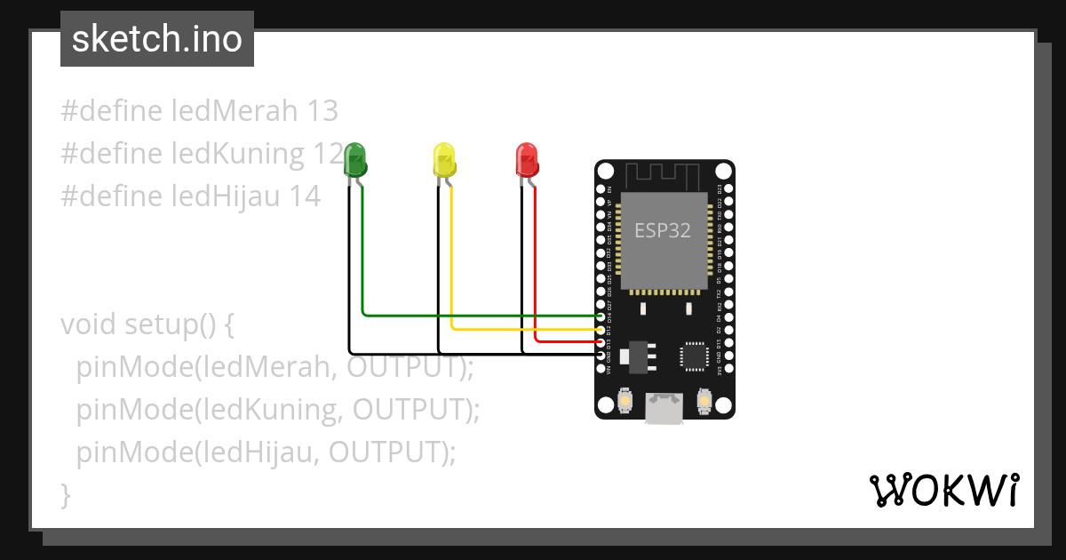 PRISTIKA RIZKI_210180162_PRAKTIKUM - Wokwi ESP32, STM32, Arduino Simulator PRISTIKA RIZKI_210180162_PRAKTIKUM - Wokwi ESP32, STM32, Arduino Simulator