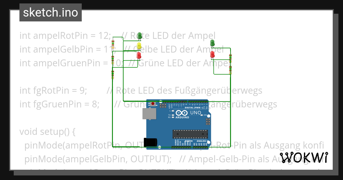 Ampel Copy - Wokwi ESP32, STM32, Arduino Simulator