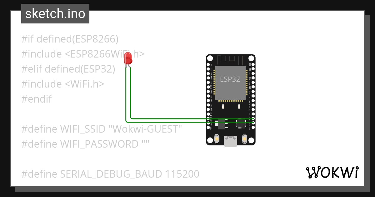 praktikum 3 - Wokwi ESP32, STM32, Arduino Simulator