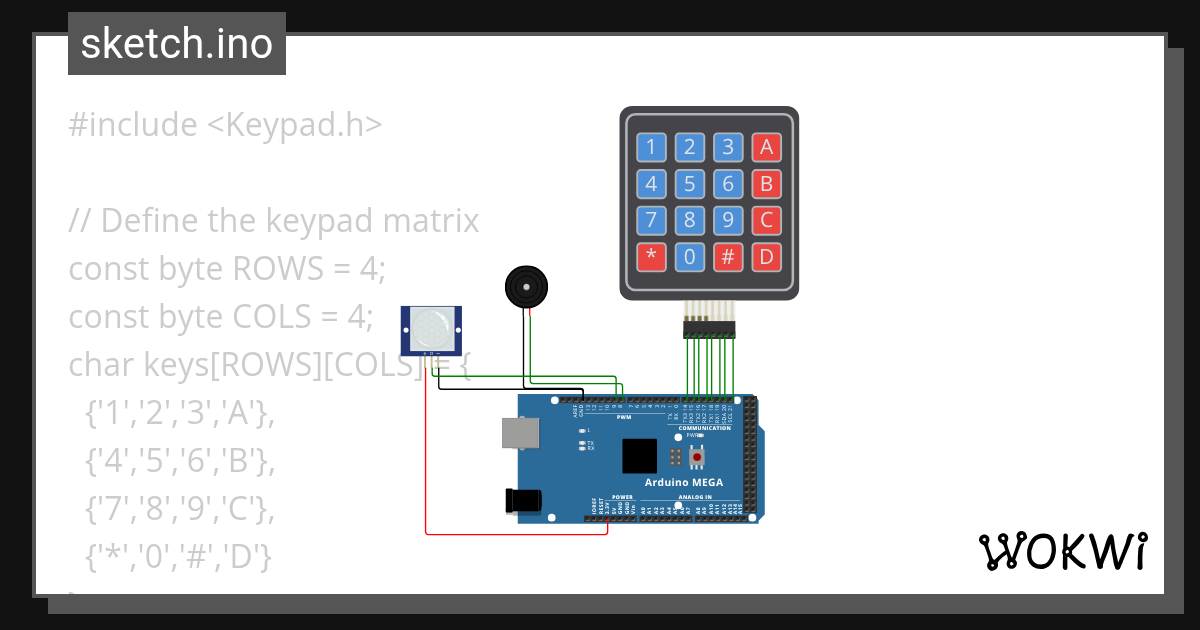 MS BUZZ KEYPAD - Wokwi ESP32, STM32, Arduino Simulator