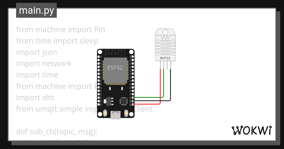 Graficos de Sensor IoT - Wokwi ESP32, STM32, Arduino Simulator
