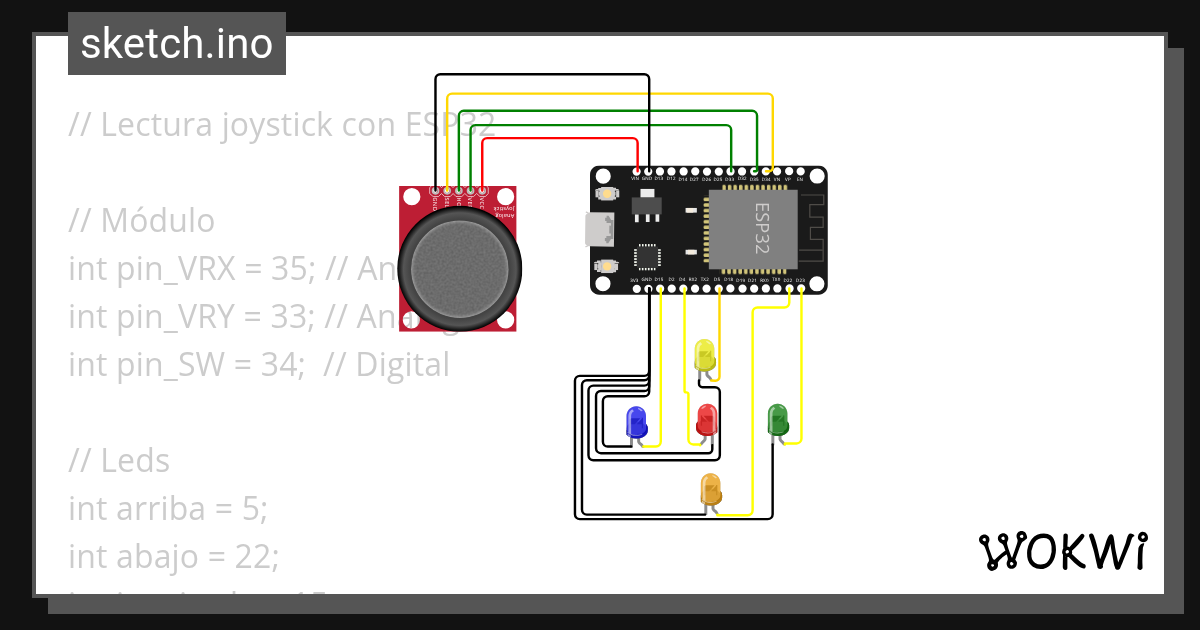 Joystick Wokwi Esp32 Stm32 Arduino Simulator 9687