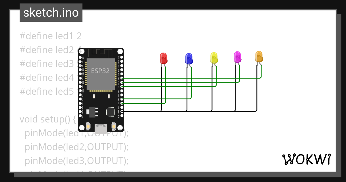 งานที่2 Wokwi Esp32 Stm32 Arduino Simulator 9395
