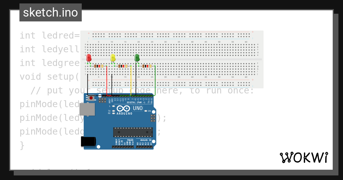 Stoplight Electronics Wokwi Esp32 Stm32 Arduino Simulator 0268