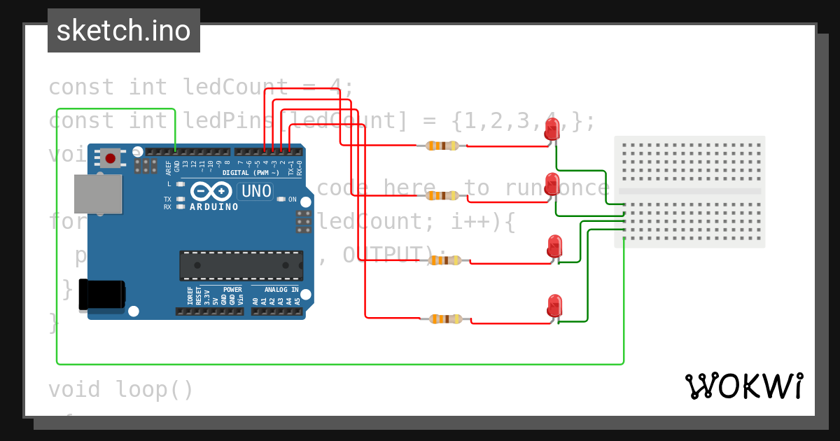 ไฟกระพริบ Wokwi Esp32 Stm32 Arduino Simulator 