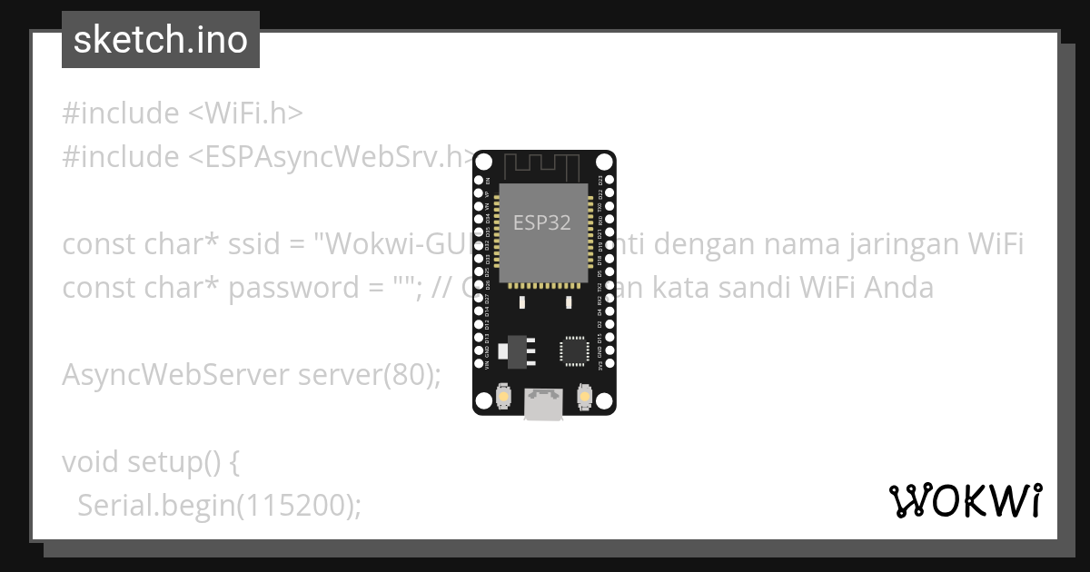 Esp32web Server Wokwi Esp32 Stm32 Arduino Simulator 