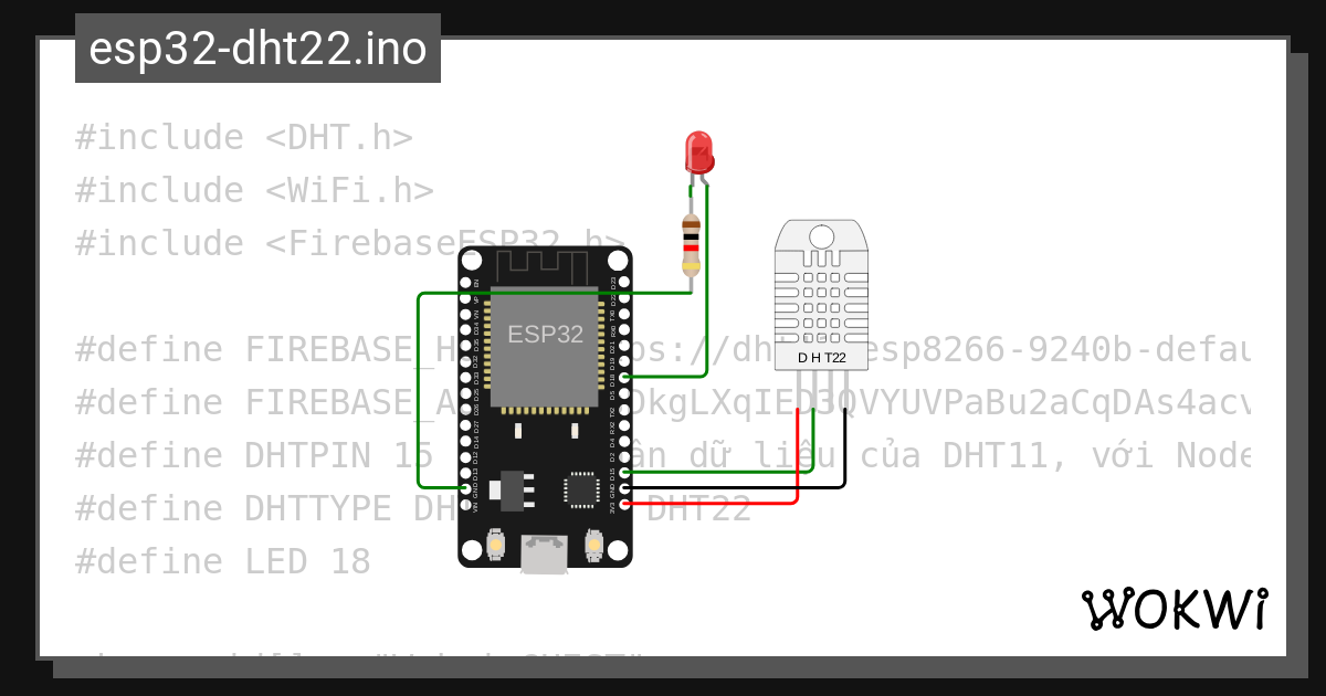 Firebasedht22 Wokwi Esp32 Stm32 Arduino Simulator